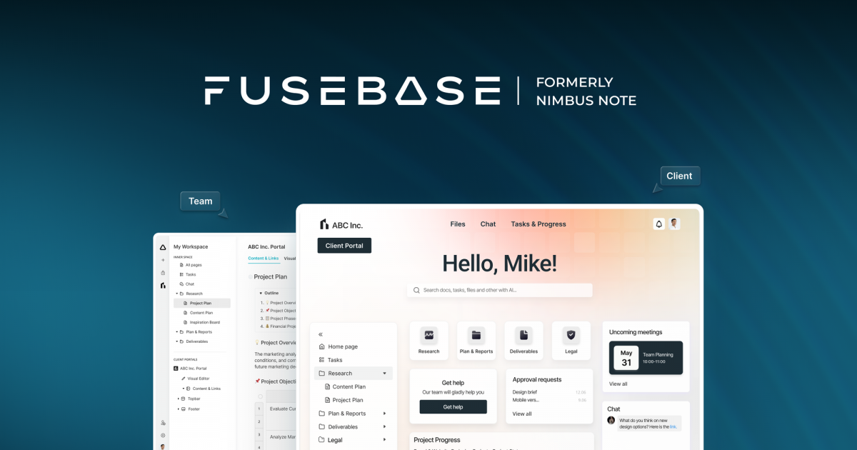 Fusebase Collaborate Easily With Client Portals