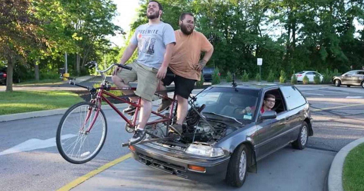 Bicycle-powered car is the ultimate zero-emission vehicle