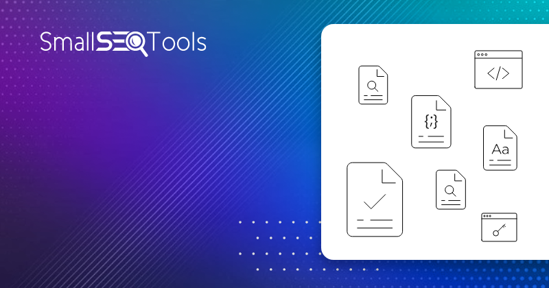 AI Powered Plagiarism Checker by SmallSEOTools