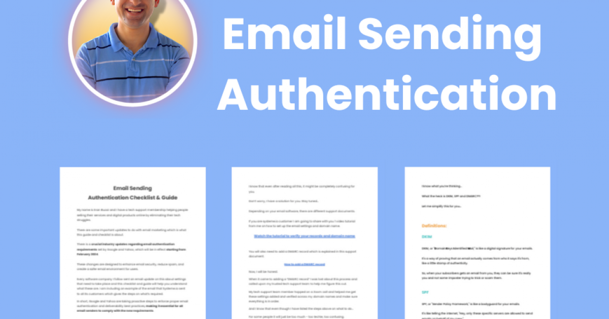 Email Authentication Checklist