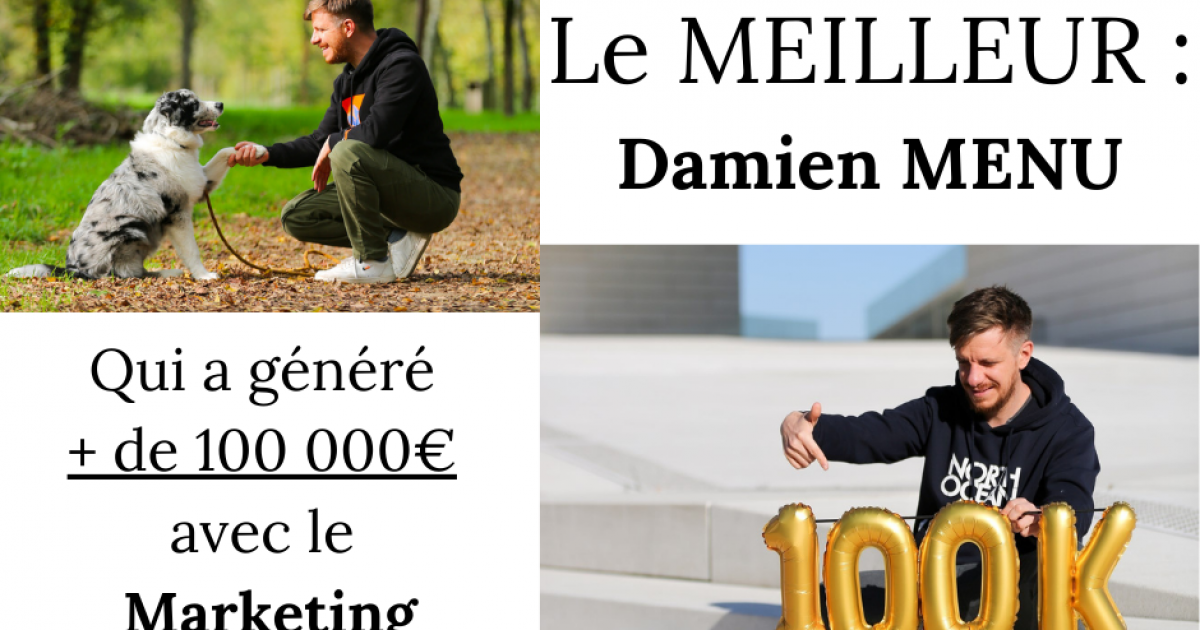 Découvrir l’affiliation avec Damien MENU-Meilleur affilié system.io