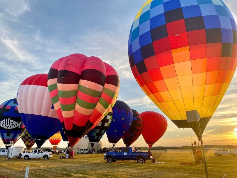 Look Up! 2024 Battle Creek Field of Flight Hot Air Balloon Festival ...