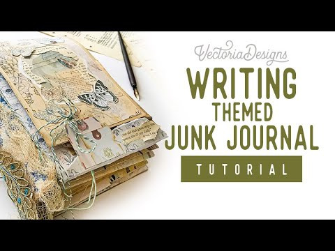 Writing Themed Junk Journal Tutorial | Writing Lady Offer