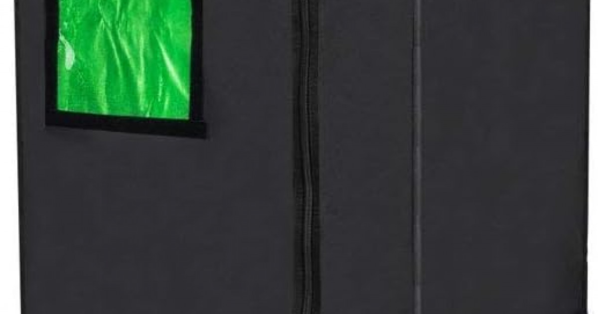 CoolGrows 2x2x4 Feet Small Indoor Mylar Grow Tent (24″x 24″x 48″)