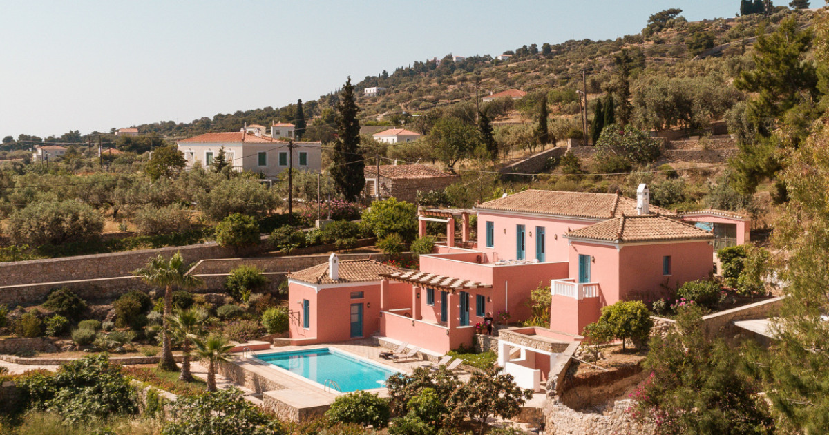 Villa Marelia in Spetses by Olive Villa Rentals.
