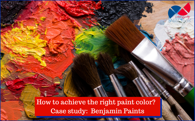 How to achieve the right paint color? Case study: Benjamin Paints