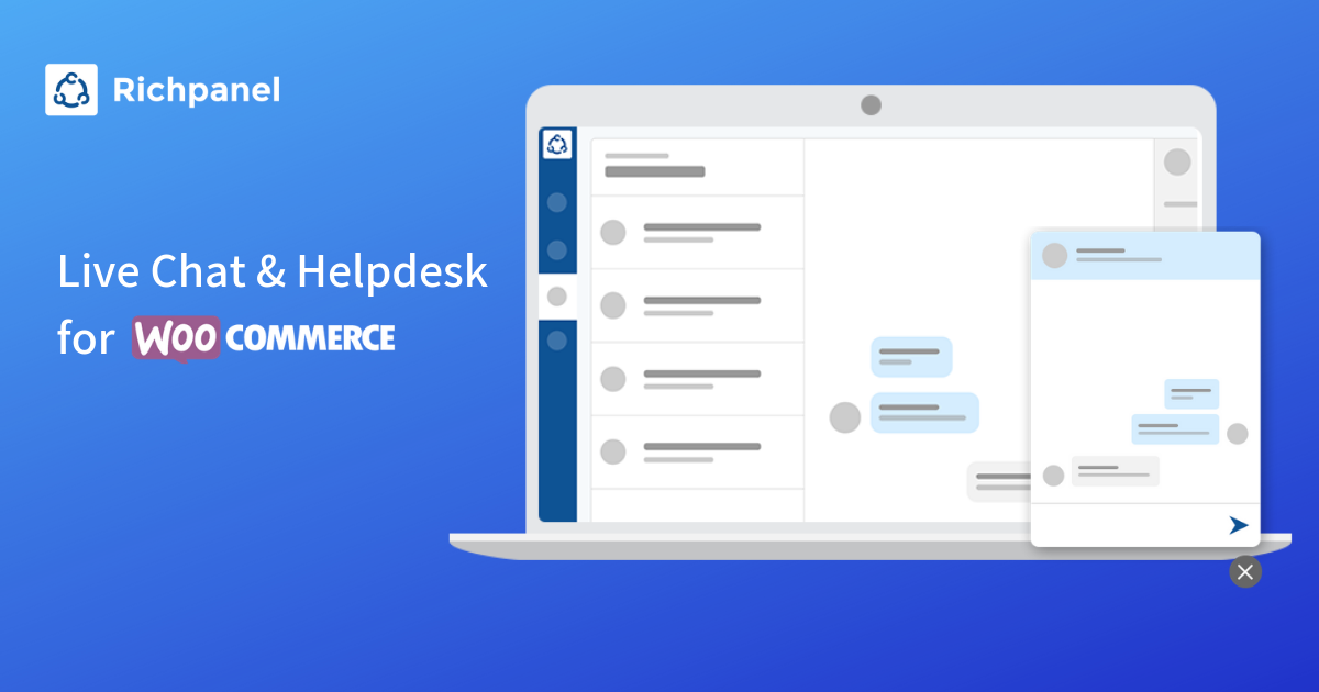 Richpanel Live Chat & Help Desk for WooCommerce