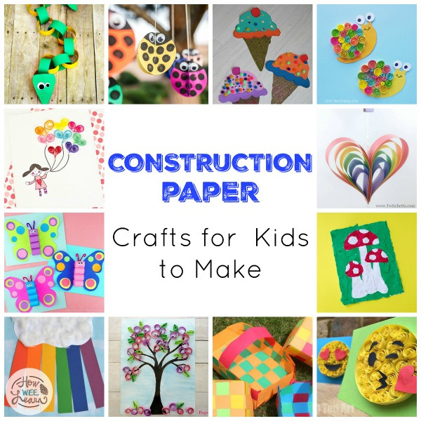 Sugar Paper Crafts for Kids to Make