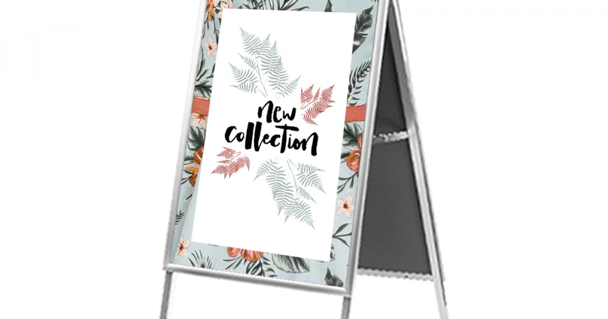 Aluminium A Frame Sign - Aluminium Clip Frame | Silverback Visual