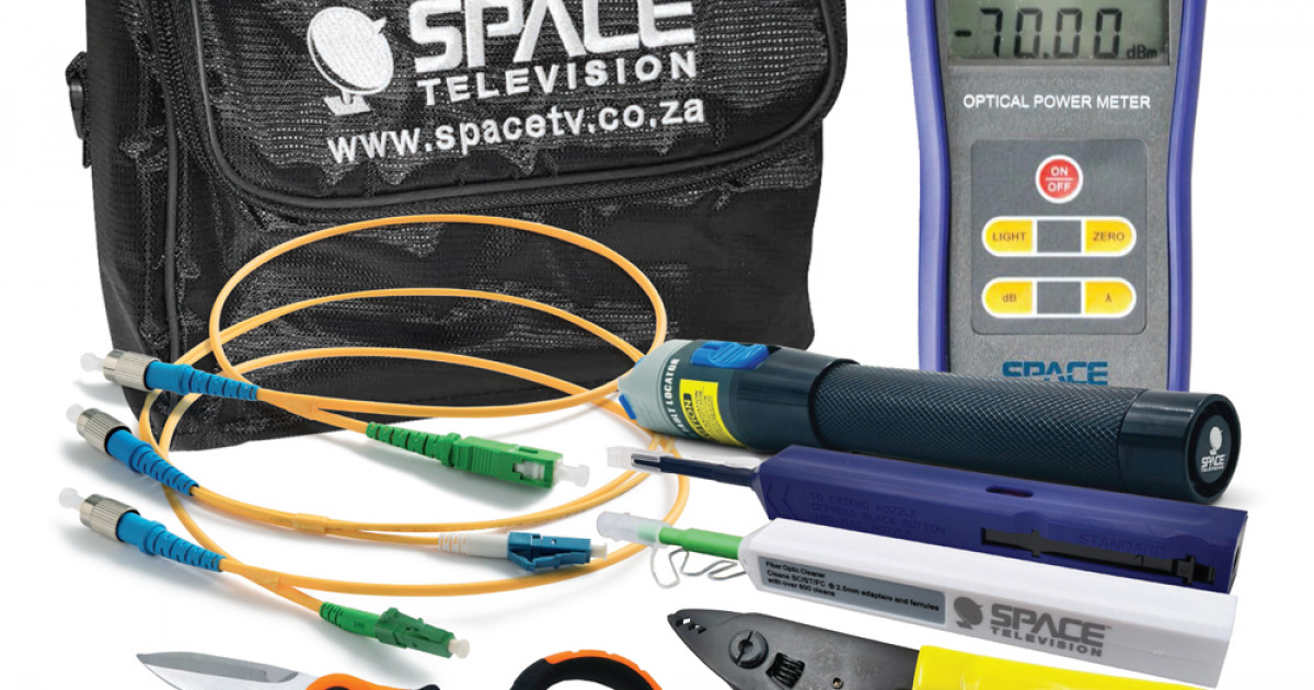 Fibre Optic Starter Toolkit with Toolbag (KIT-FIBRE01) - Space Television